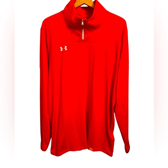 Under Armour | Shirts | Mens Xl Under Armour Heatgear Shirt 4 Zip ...